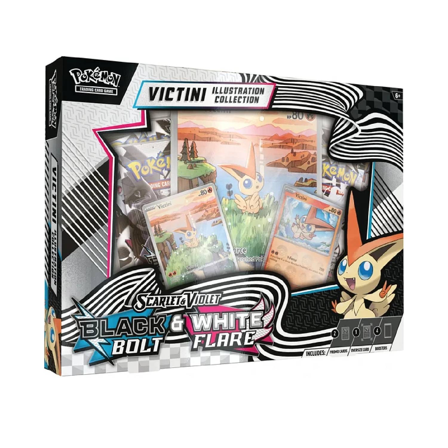 Pokemon TCG Black Bolt & White Flare Unova Illustration Collection ...