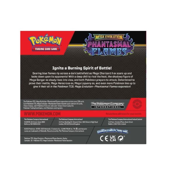 Pokemon TCG Phantasmal Flames Booster Display Box English – Pika Pika Store