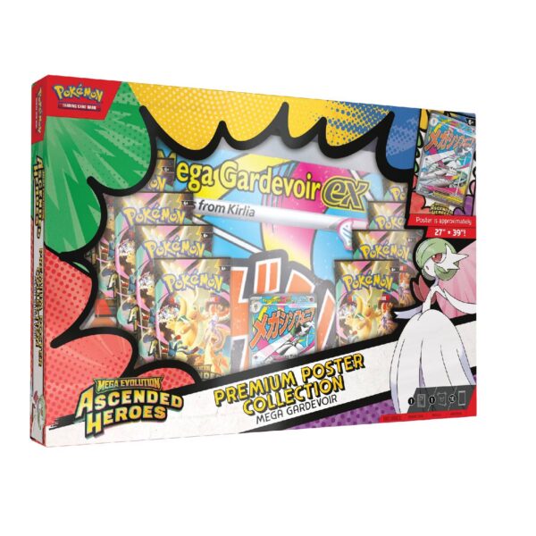 Pokemon TCG Ascended Heroes Mega Gardevoir Premium Poster Collection English – Pika Pika Store